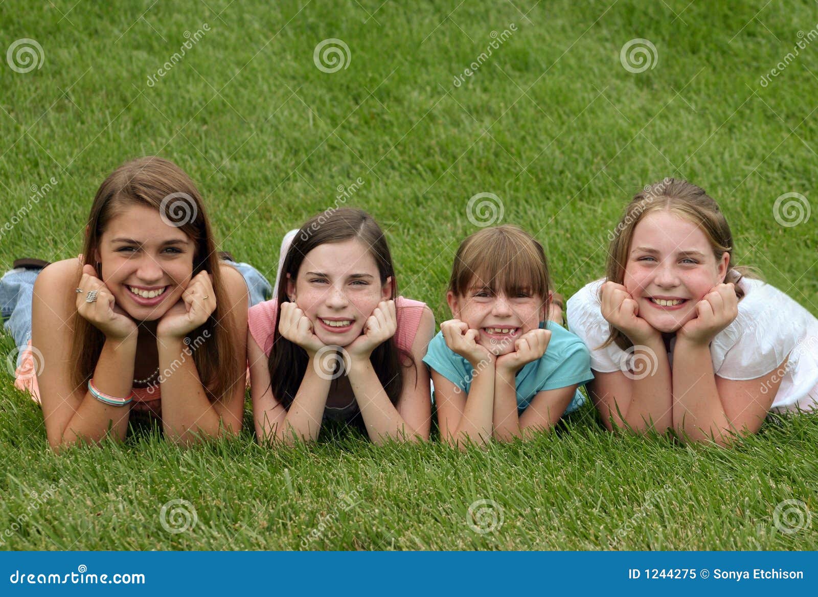 Girls Smiling stock image. Image of friend, face, caucasian - 1244275