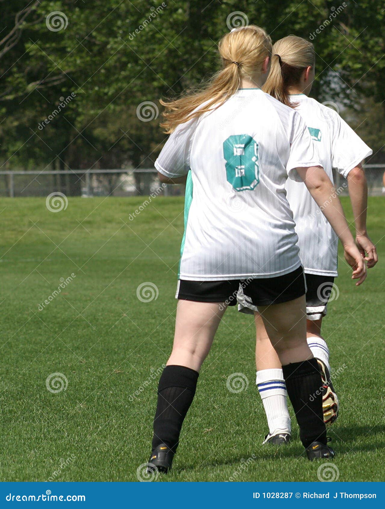 Girls Soccer Game #4 stock image. Image of play, competitive - 1028287
