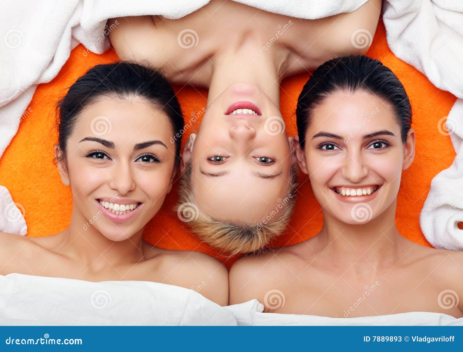 Girls in in SPA center stock image. Image of clean, ethnic - 7889893