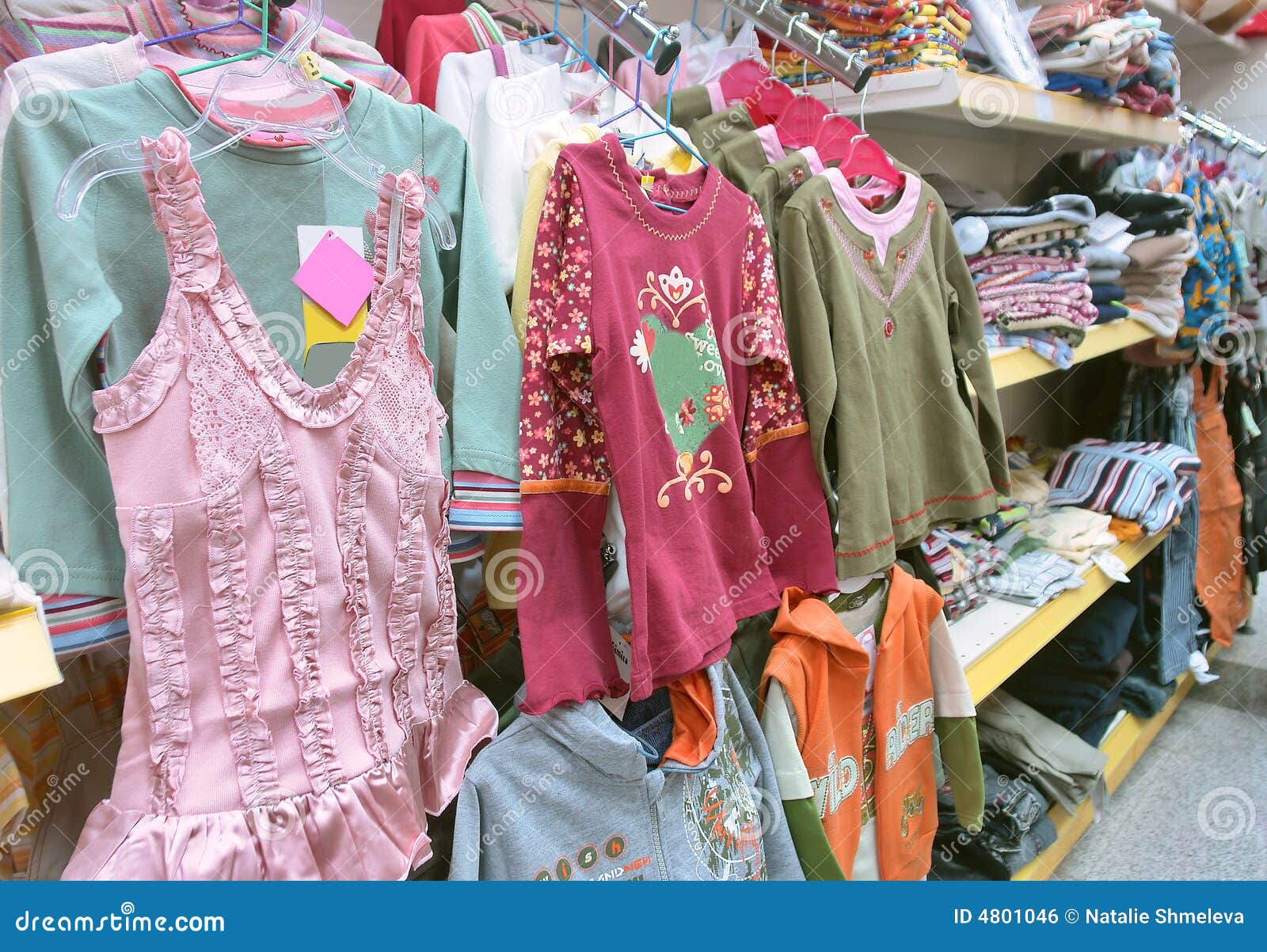 Girls spring clothes stock photo. Image of designer, price - 4801046