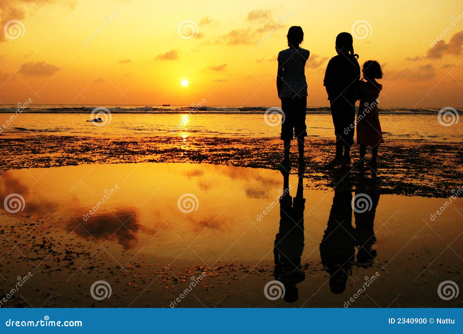 Girls at sunset stock photo. Image of girls, sunrise, threegirls - 2340900