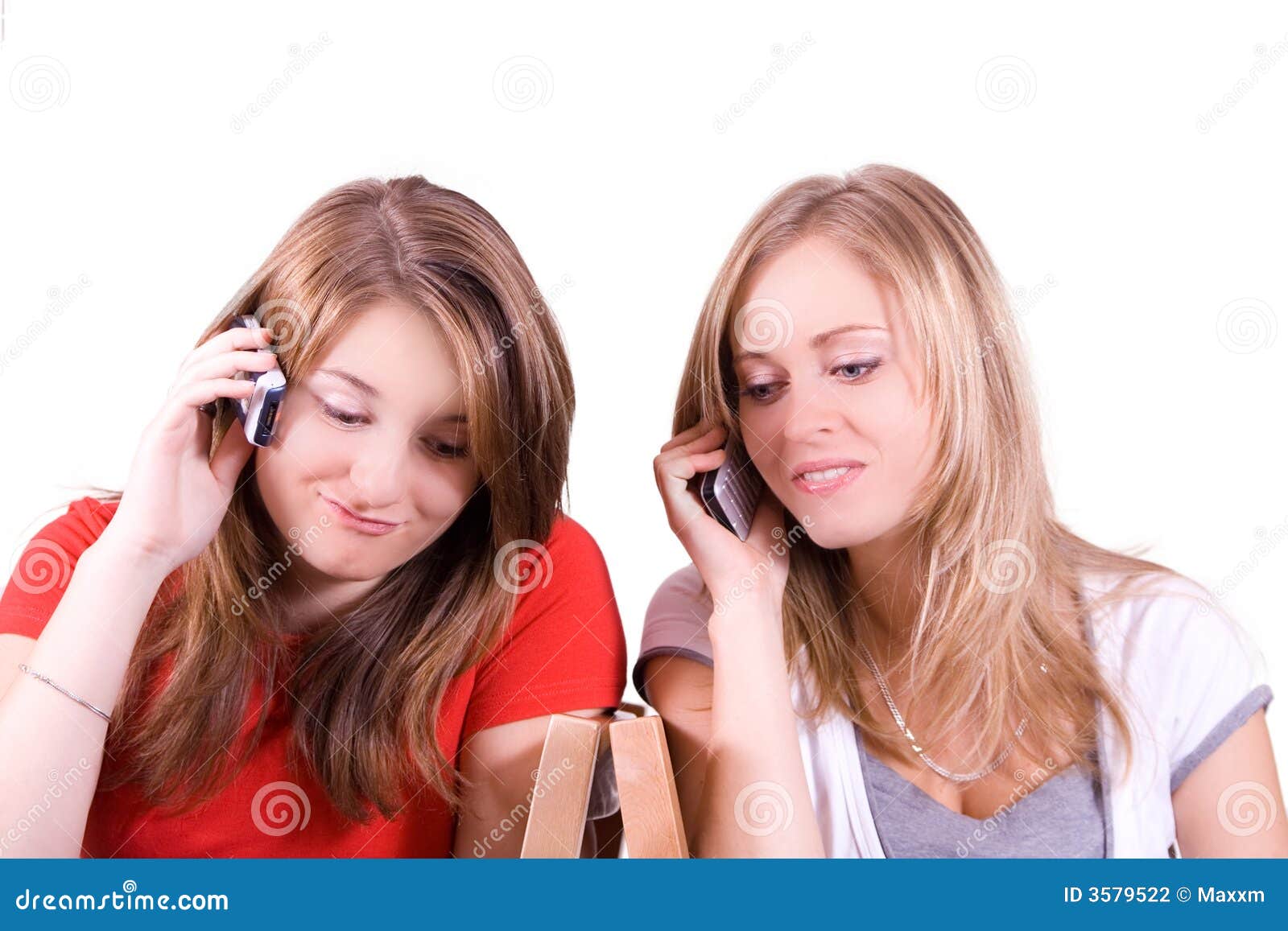 Girls talking stock photo. Image of person, cellular, friend - 3579522