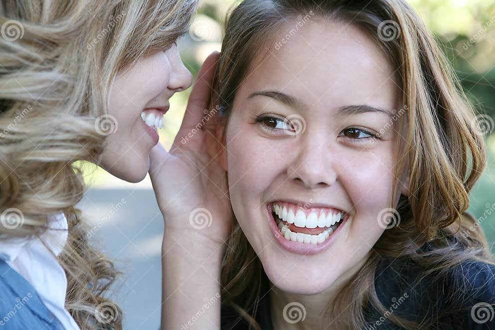 Girls Telling Secrets stock photo. Image of women, attractive - 1731454