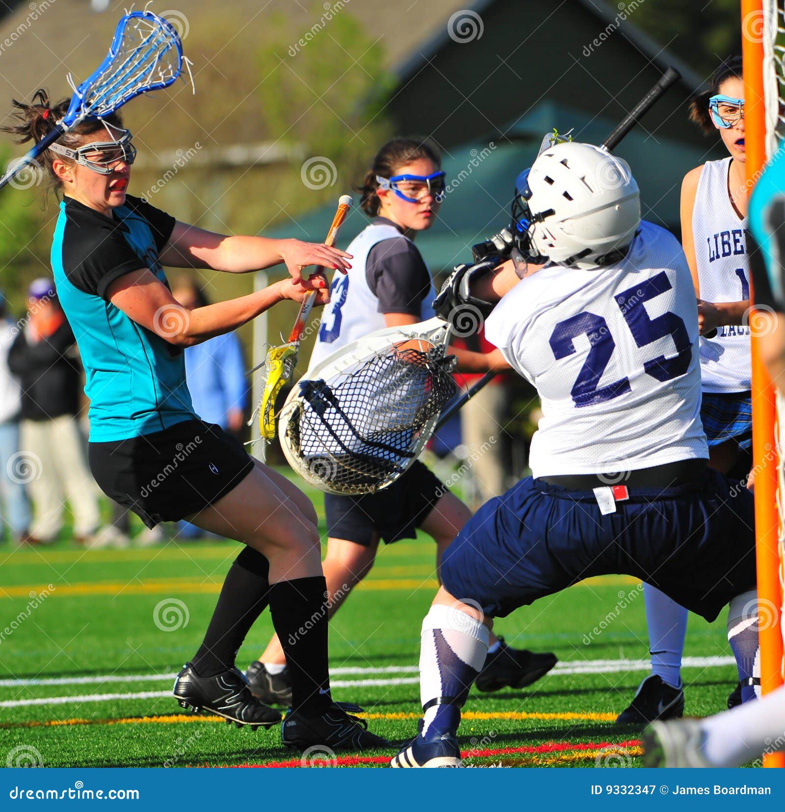 Girls Varsity Lacrosse Goal Editorial Photography - Image of ball ...