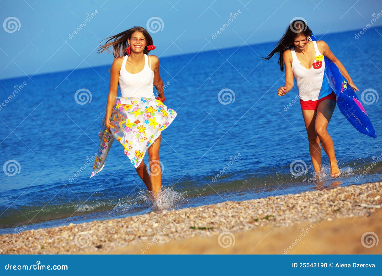 Girls in water stock photo. Image of action, emotions - 25543190