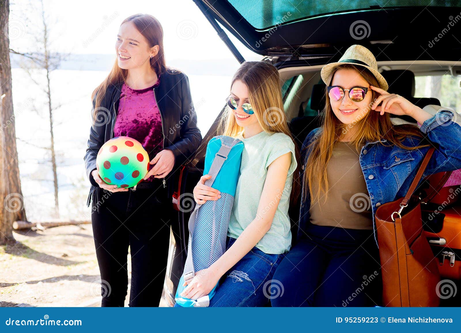 Girls weekend together stock image. Image of friendship - 95259223