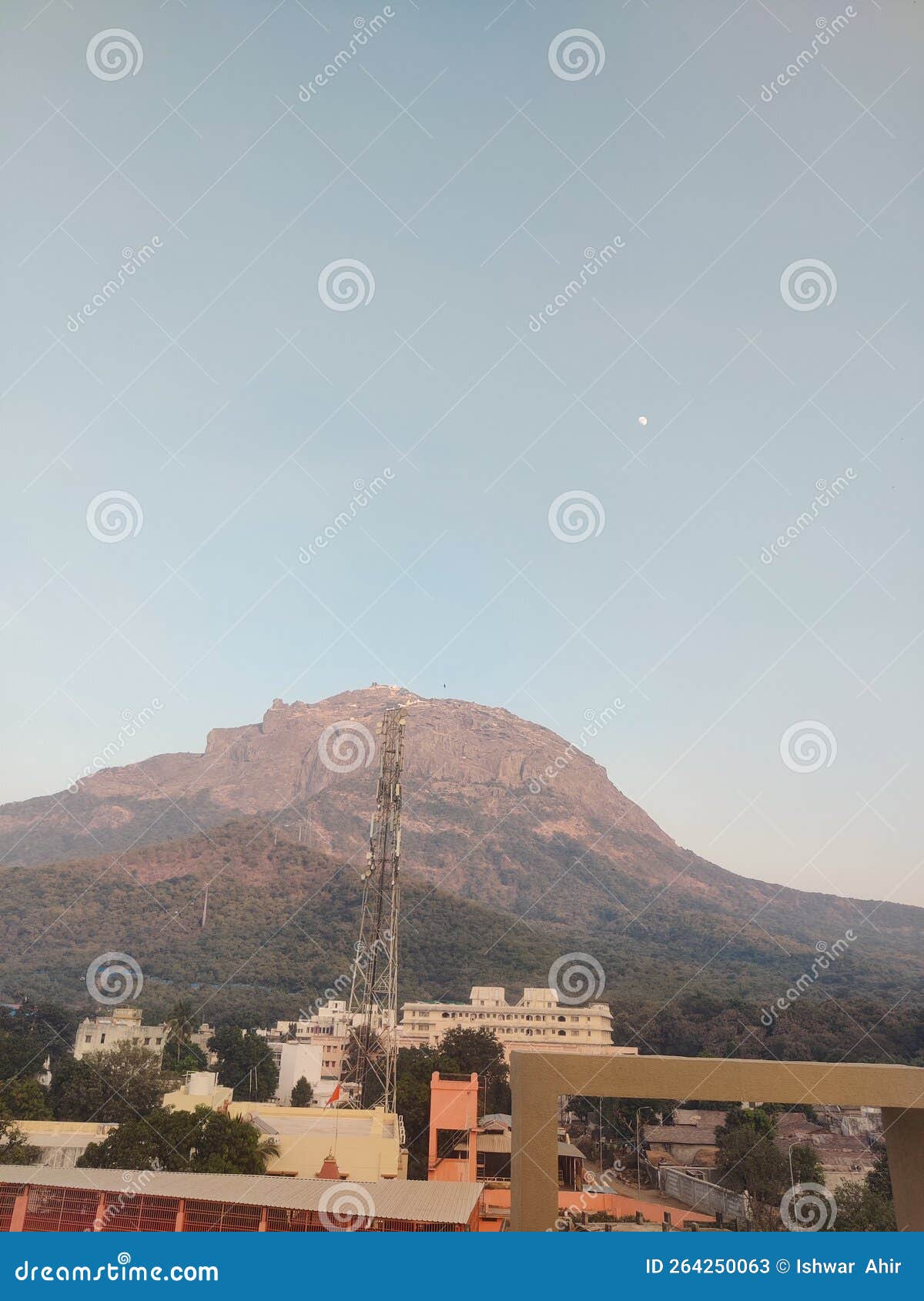 Girnar stock image. Image of tourism, temple, town, monument - 264250063