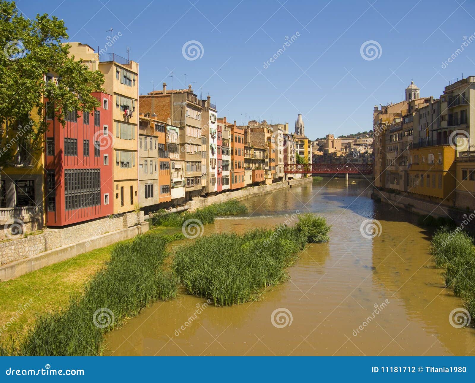 Girona city stock photo. Image of european, destination - 11181712