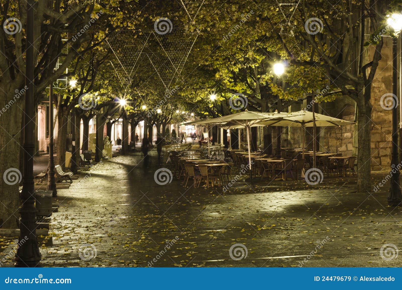 Girona and its old streets stock image. Image of spain - 24479679