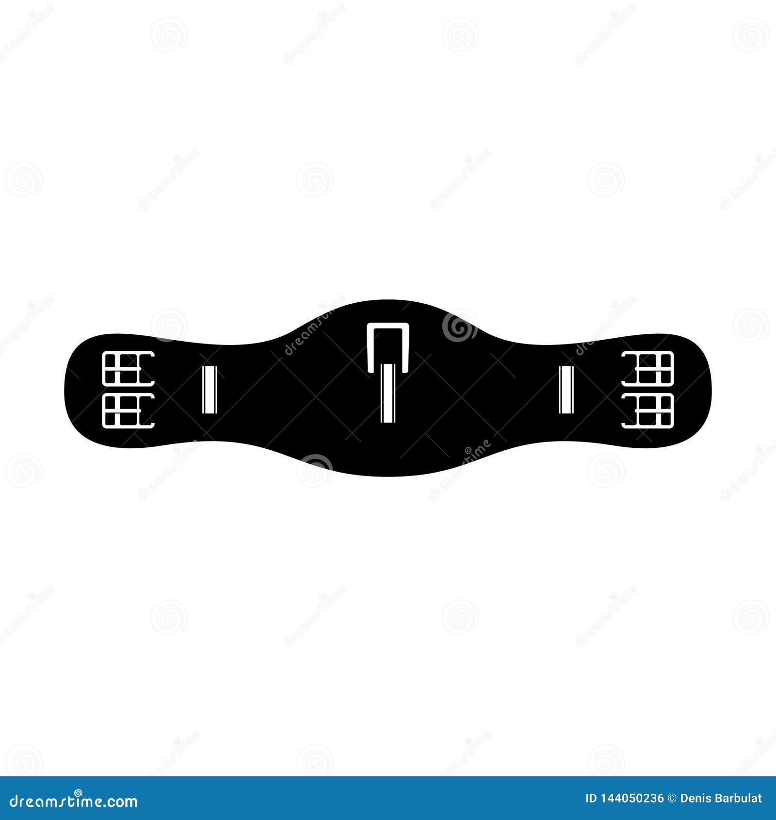 Girth Cinch Saddle Equipment Vector Illustration | CartoonDealer.com ...