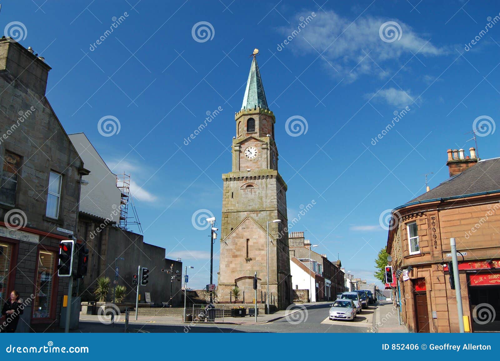 Girvan old town,scotland stock photo. Image of walking - 852406