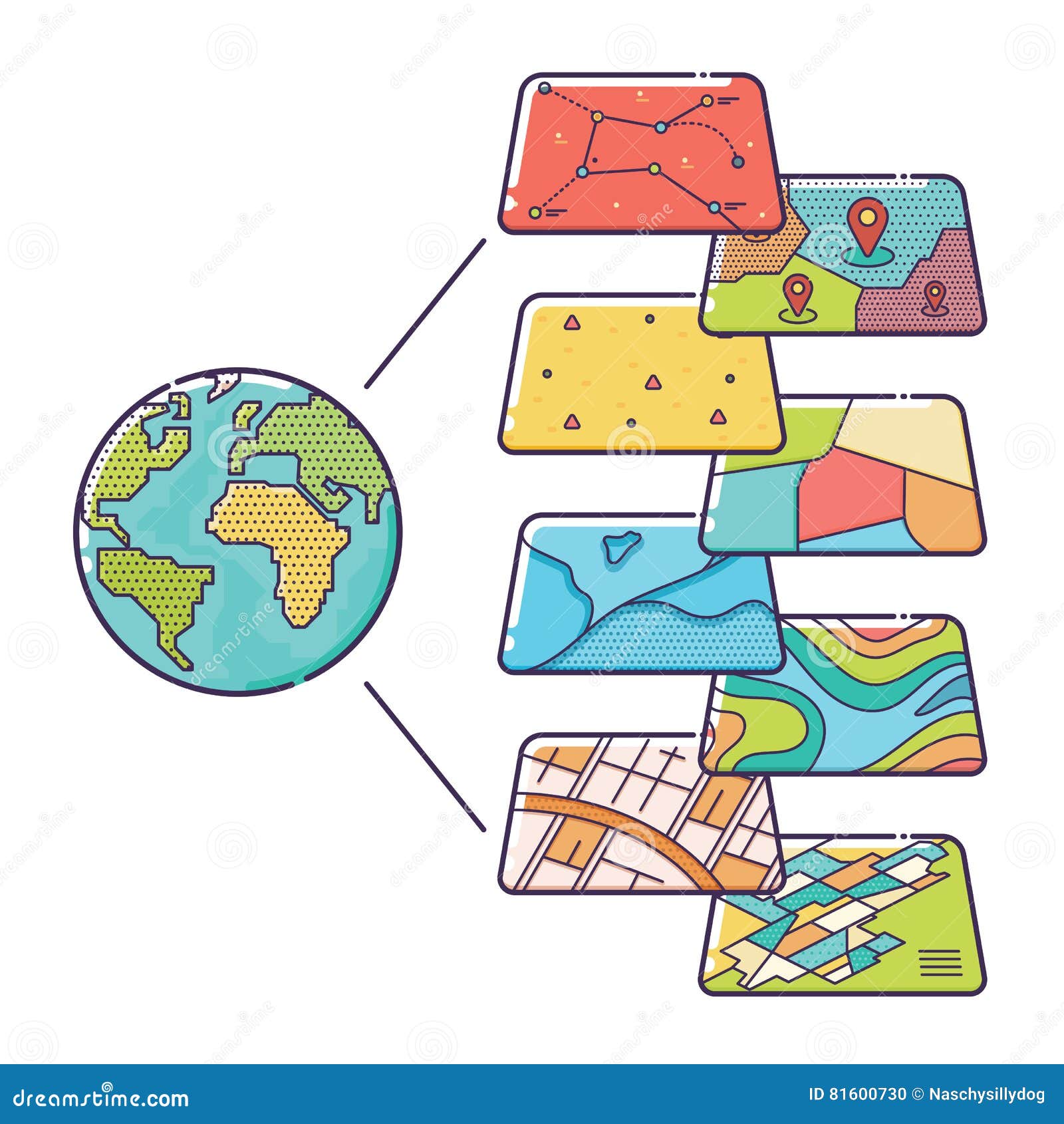 GIS Concept Data Layers for Infographic Stock Vector - Illustration of ... GIS Concept Data Layers for Infographic Stock Vector - Illustration of ...