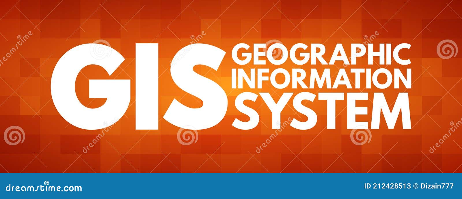 GIS - Geographic Information System Acronym, Concept Background Stock ...