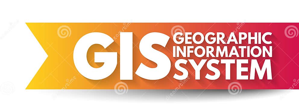 GIS Geographic Information System - Type of Database Containing ...