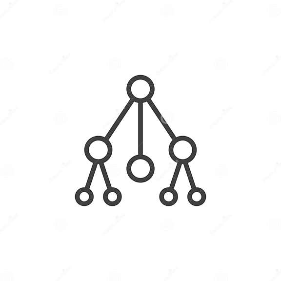 Git Repository line icon stock vector. Illustration of infographic - 359514727