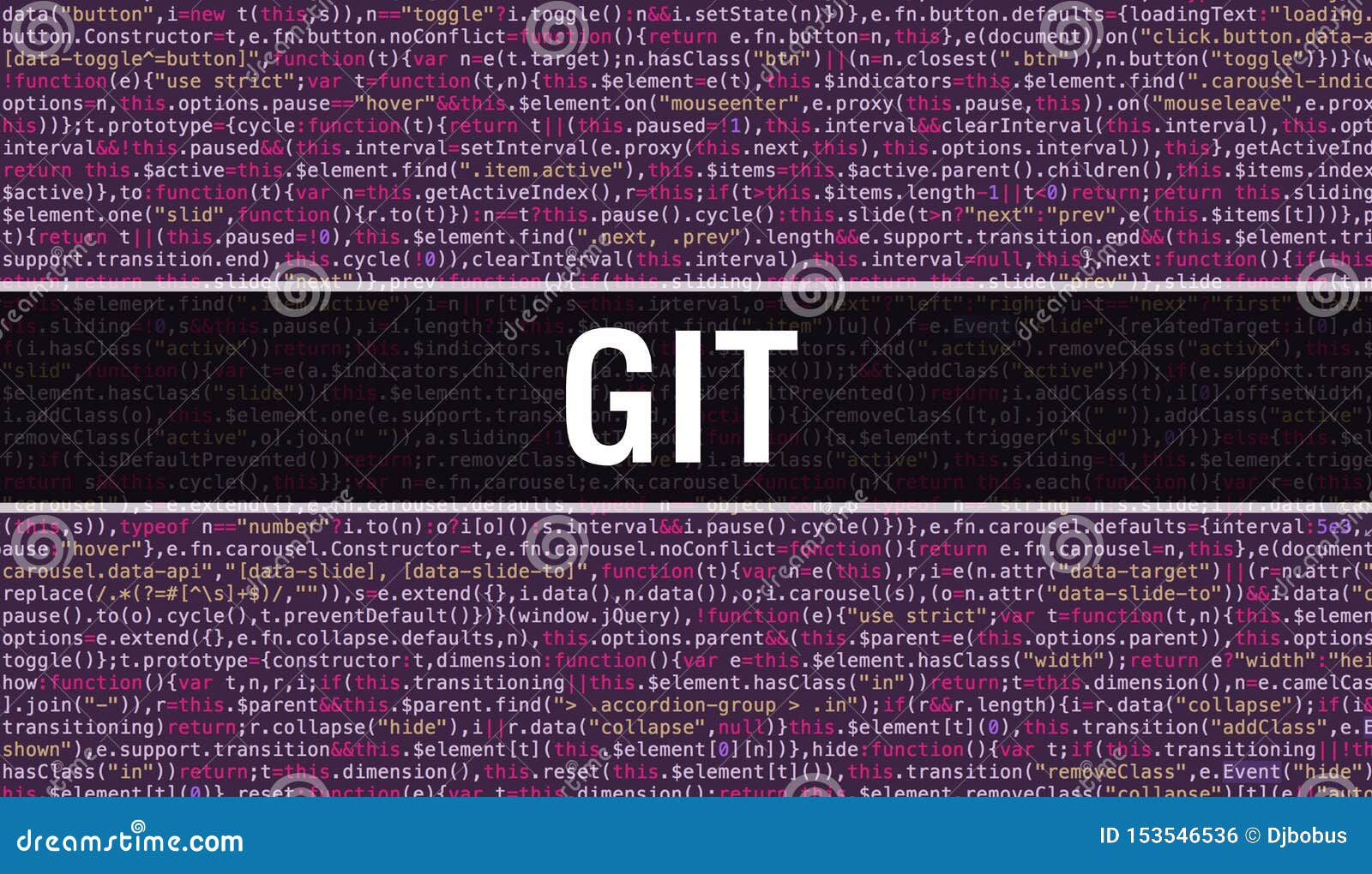 Git Text Written On Programming Code Abstract Technology Background Of Software Developer And