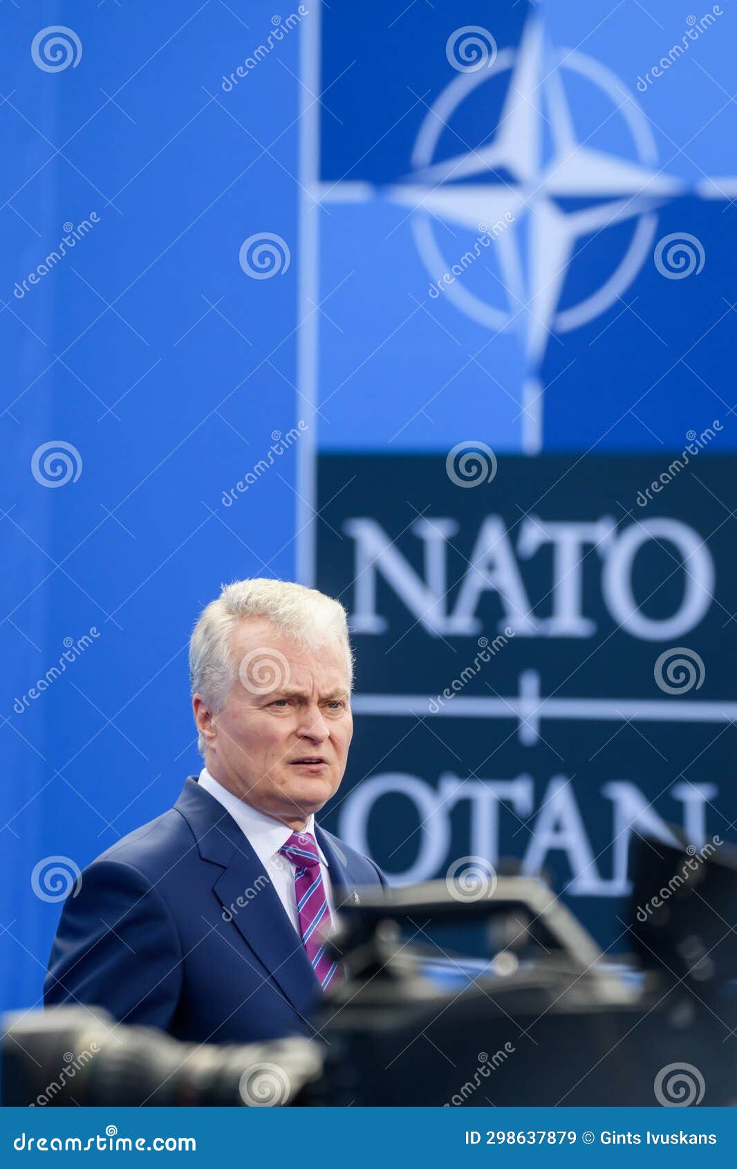 Gitanas Nauseda, President of Lithuania Editorial Stock Image - Image ...
