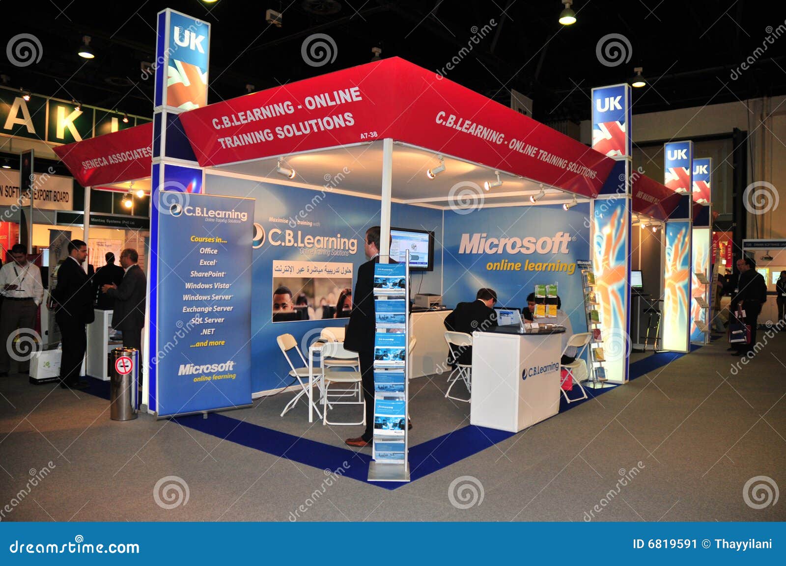 GITEX 2008 - Stall of C.B. Learning UK Editorial Photo - Image of expo ...