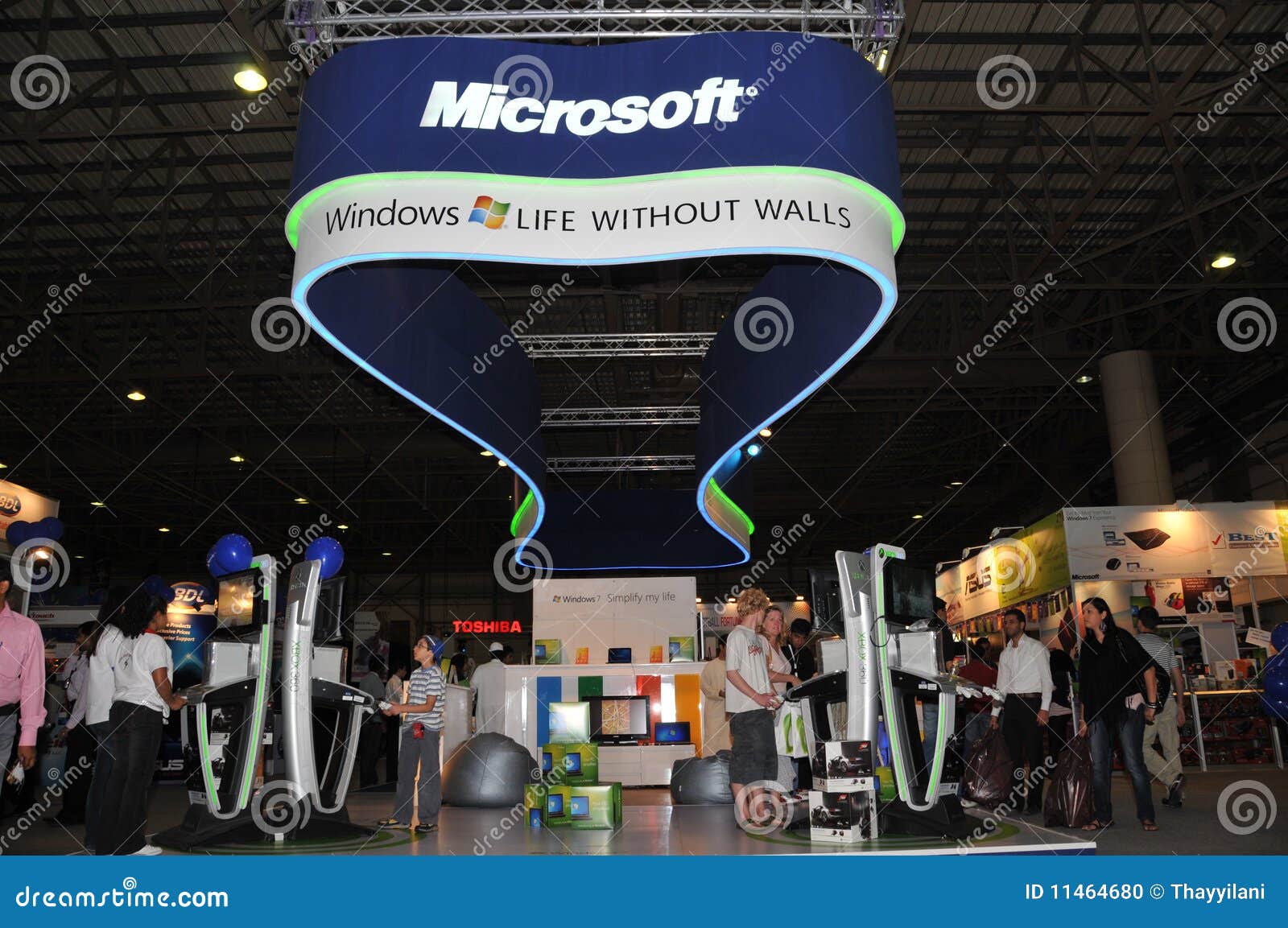 GITEX - Microsoft and Windows Pavilion Editorial Image - Image of ...