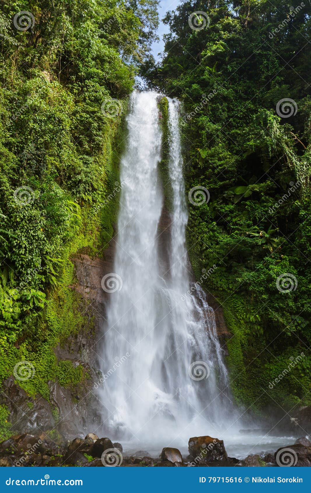 Gitgit Waterfall - Bali Island Indonesia Stock Photo - Image of journey ...