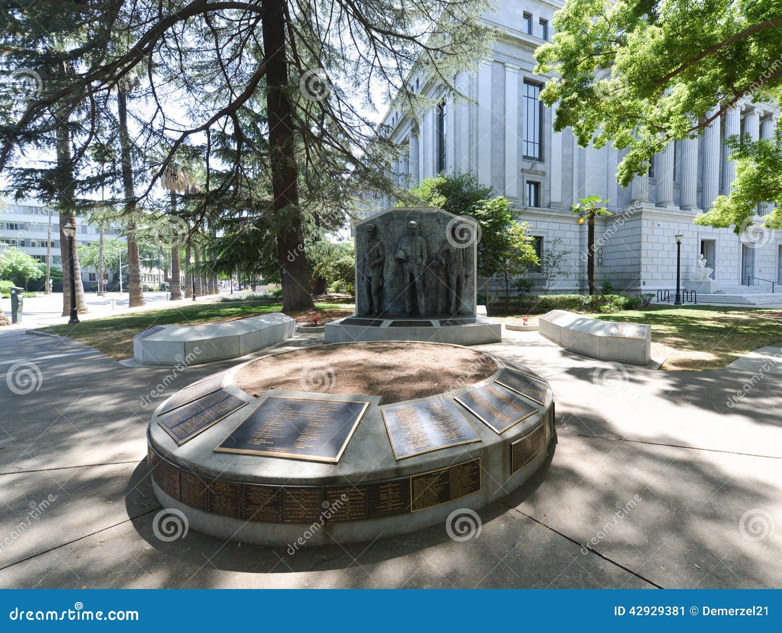 Giudici Di Pace Di California Commemorativi Immagine Stock - Immagine ...