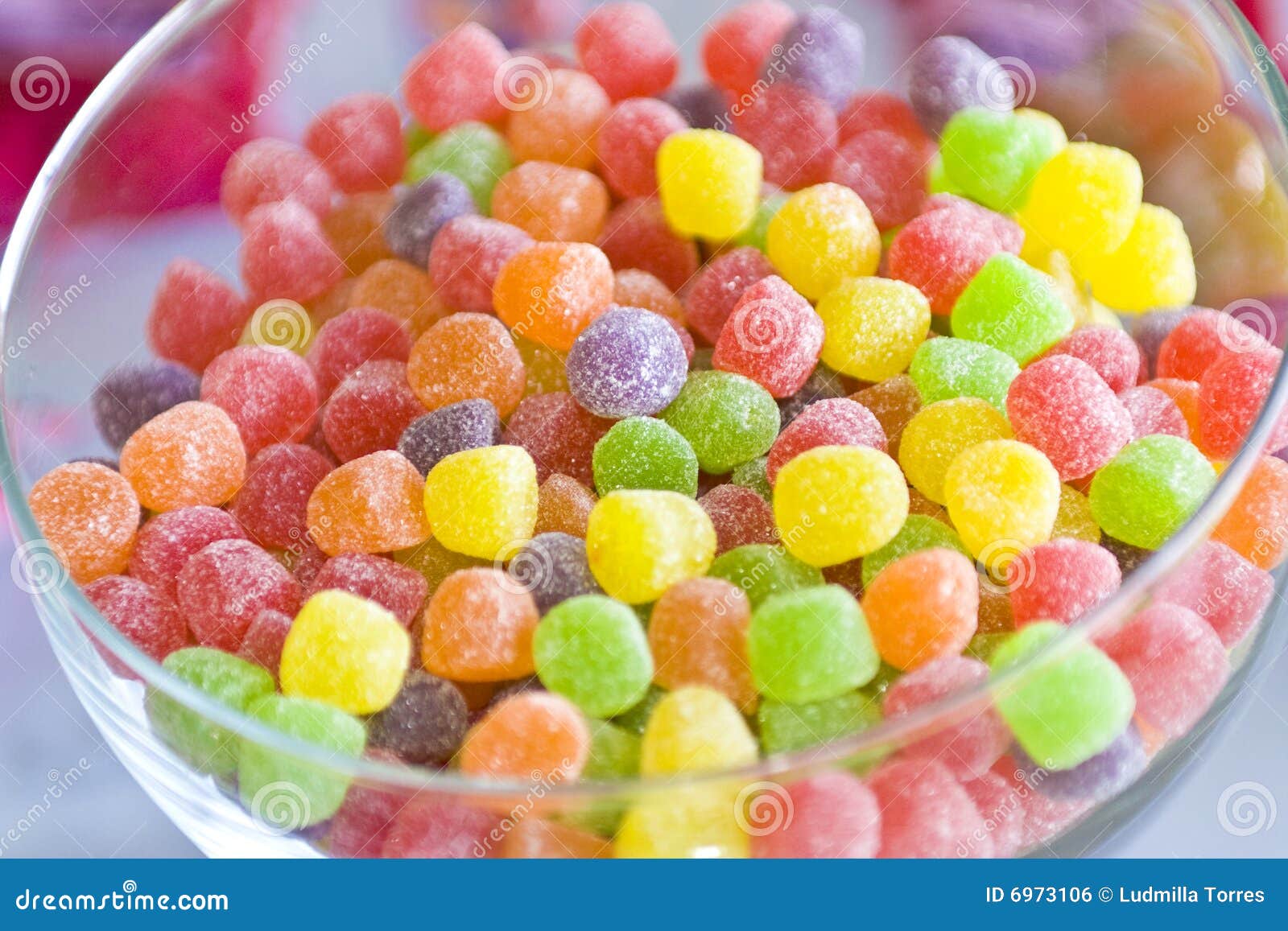 Giuggiola Coperta Di Zucchero Colorato Fotografia Stock - Immagine di ...