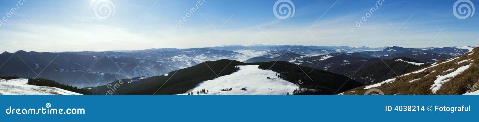 Giumalau Mountains Panorama Stock Photo - Image of environment ...
