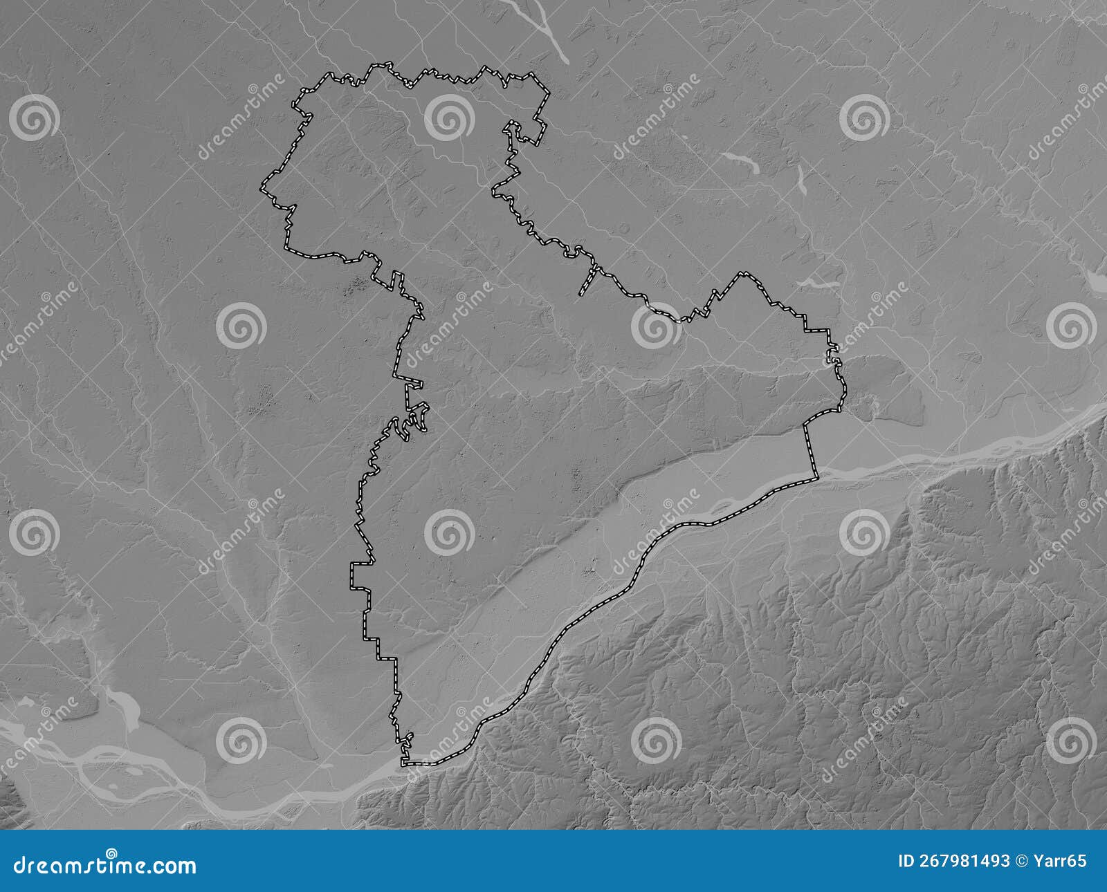 Giurgiu, Romania. Grayscale. No Legend Stock Illustration ...