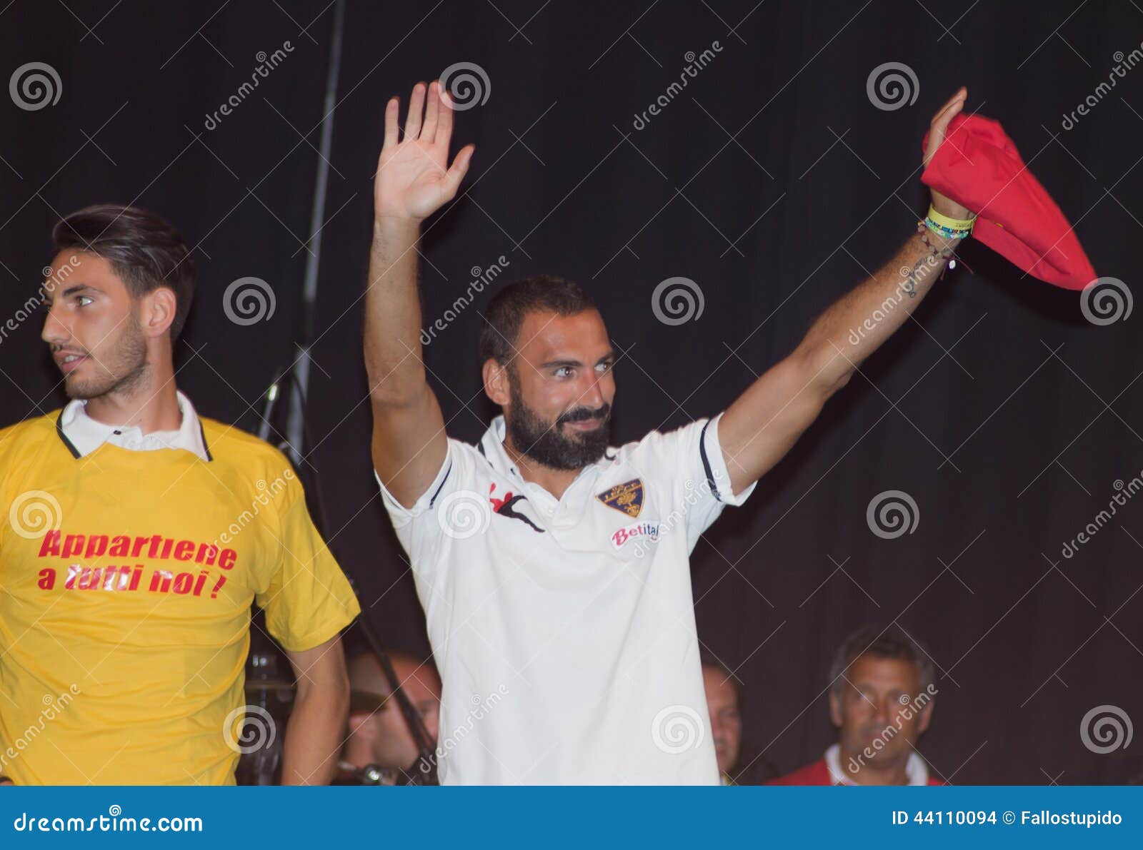 Giuseppe Abruzzese Team Lecce on Stage Editorial Stock Image - Image of ...