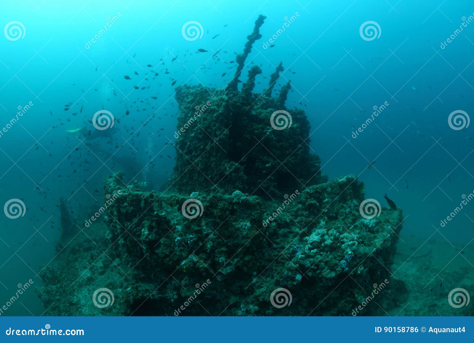 Giuseppe Dezza shipwreck stock photo. Image of adria - 90158786