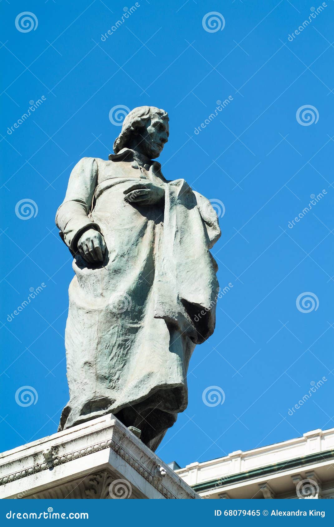 Giuseppe Parini Statue immagine stock. Immagine di giuseppe - 68079465