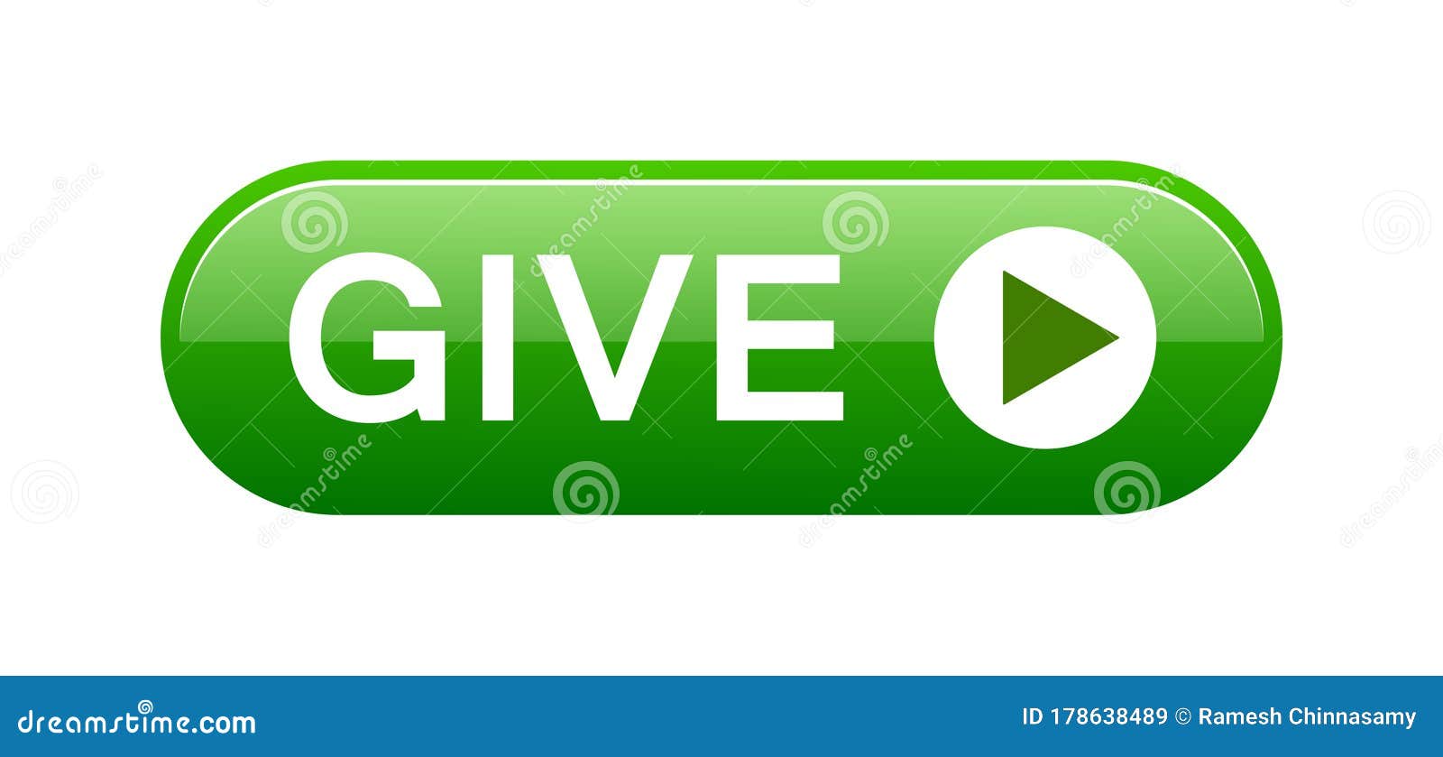 Give button stock vector. Illustration of anniversary - 178638489