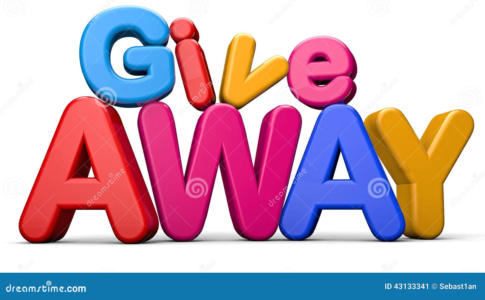 Give Away stock illustration. Illustration of festive - 43133341