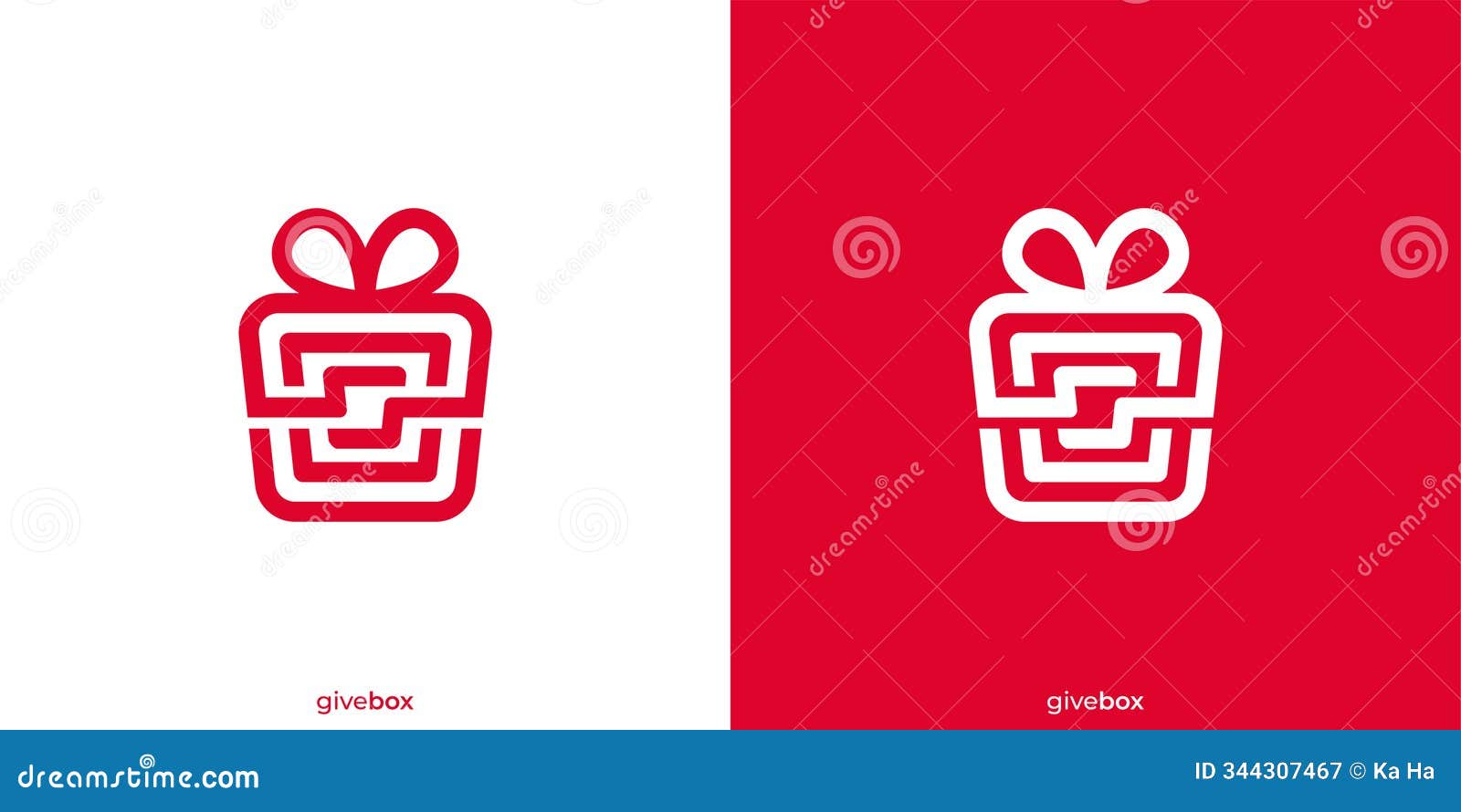 Give Box Logo. Gift Box and Abstract Hand Giving Graphic Icon Stock ...