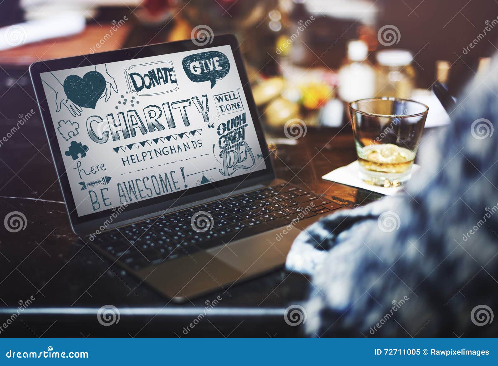 Give Charity Donation Graphic Concept Stock Image - Image of charity ...