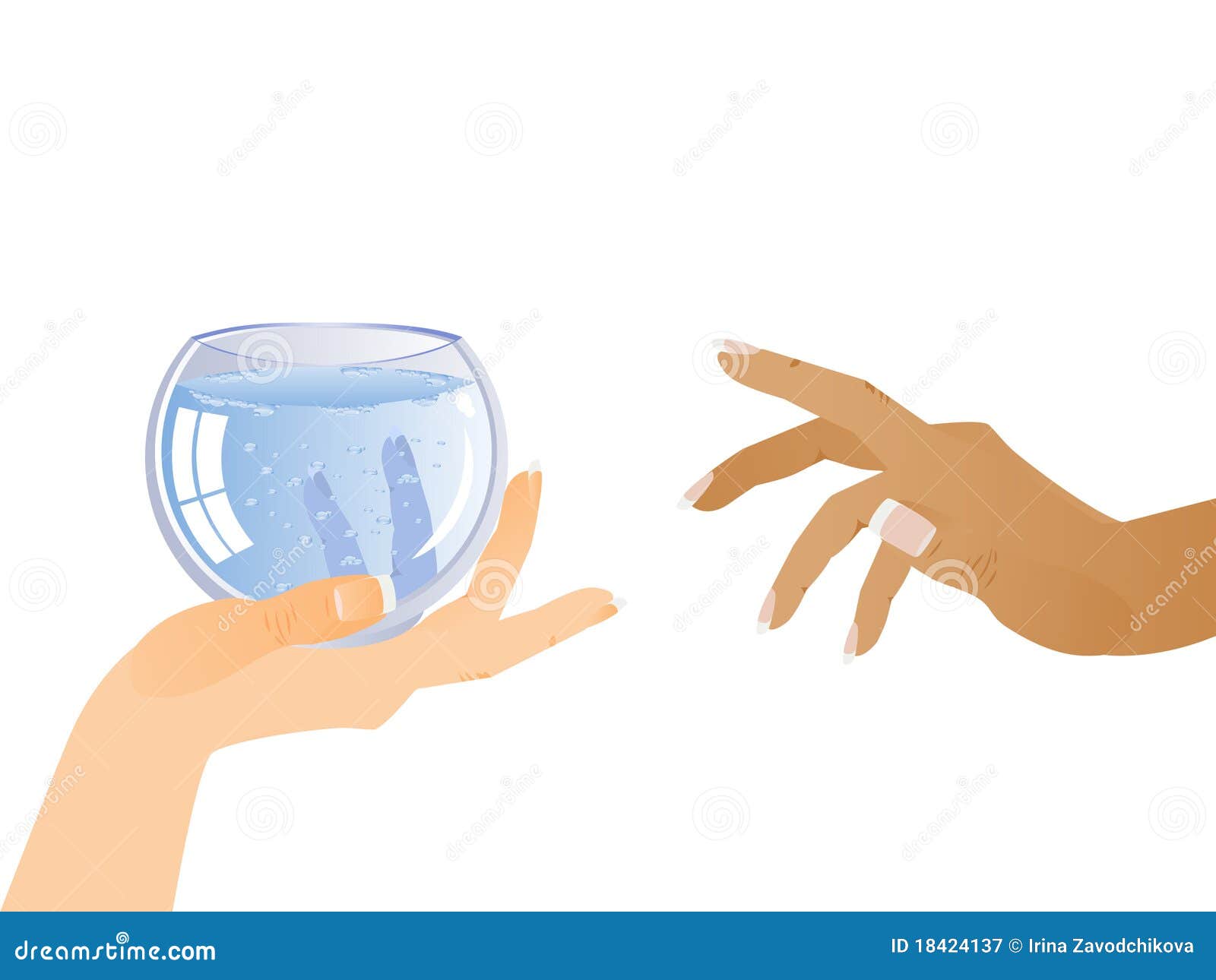 Give clean water stock vector. Illustration of filled - 18424137