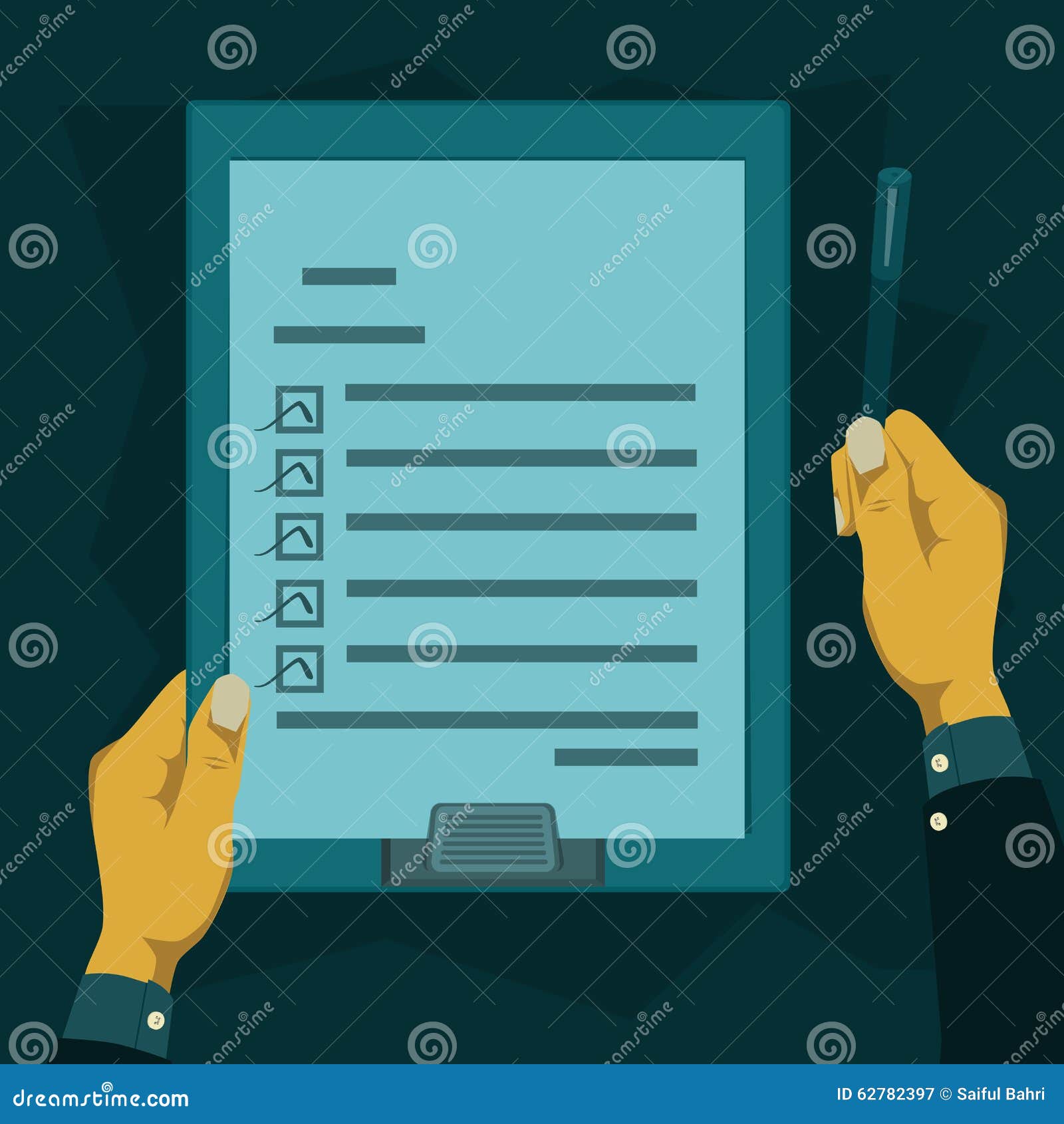Give the Document To Be Signed Stock Vector - Illustration of design ...