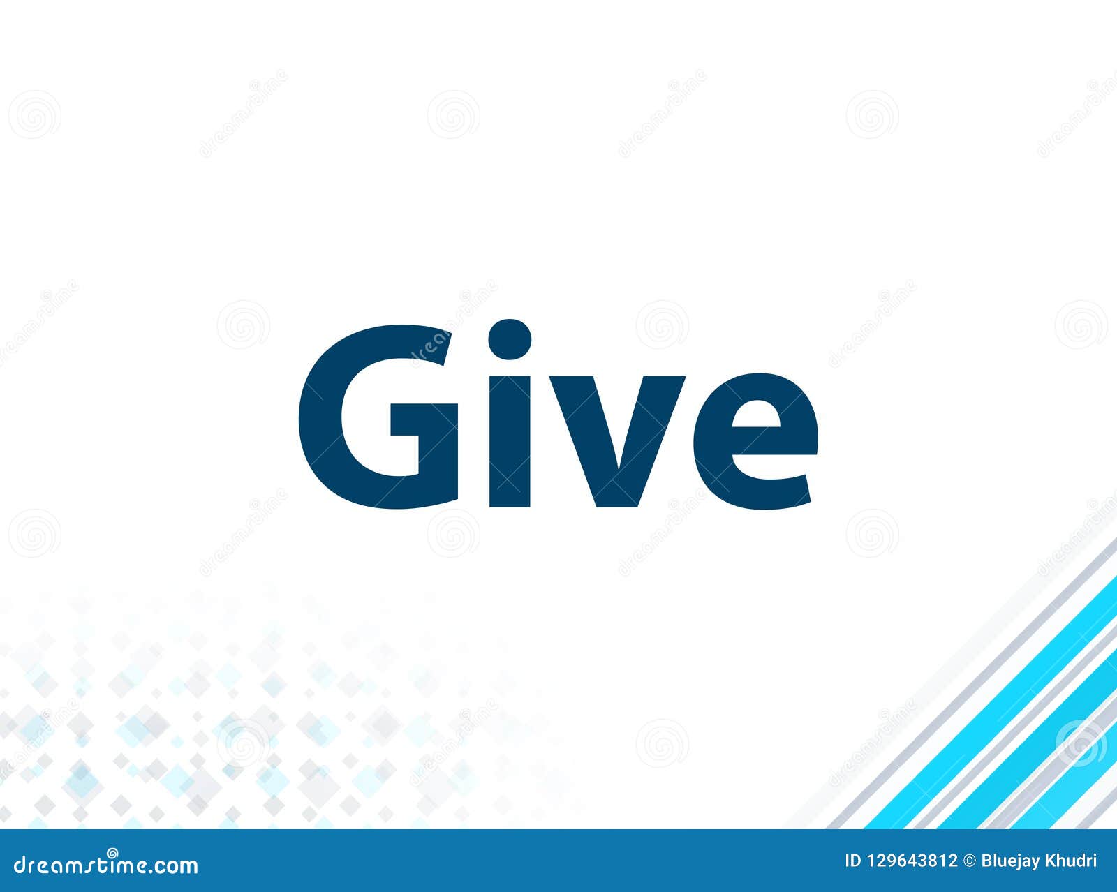 Give Modern Flat Design Blue Abstract Background Stock Illustration ...