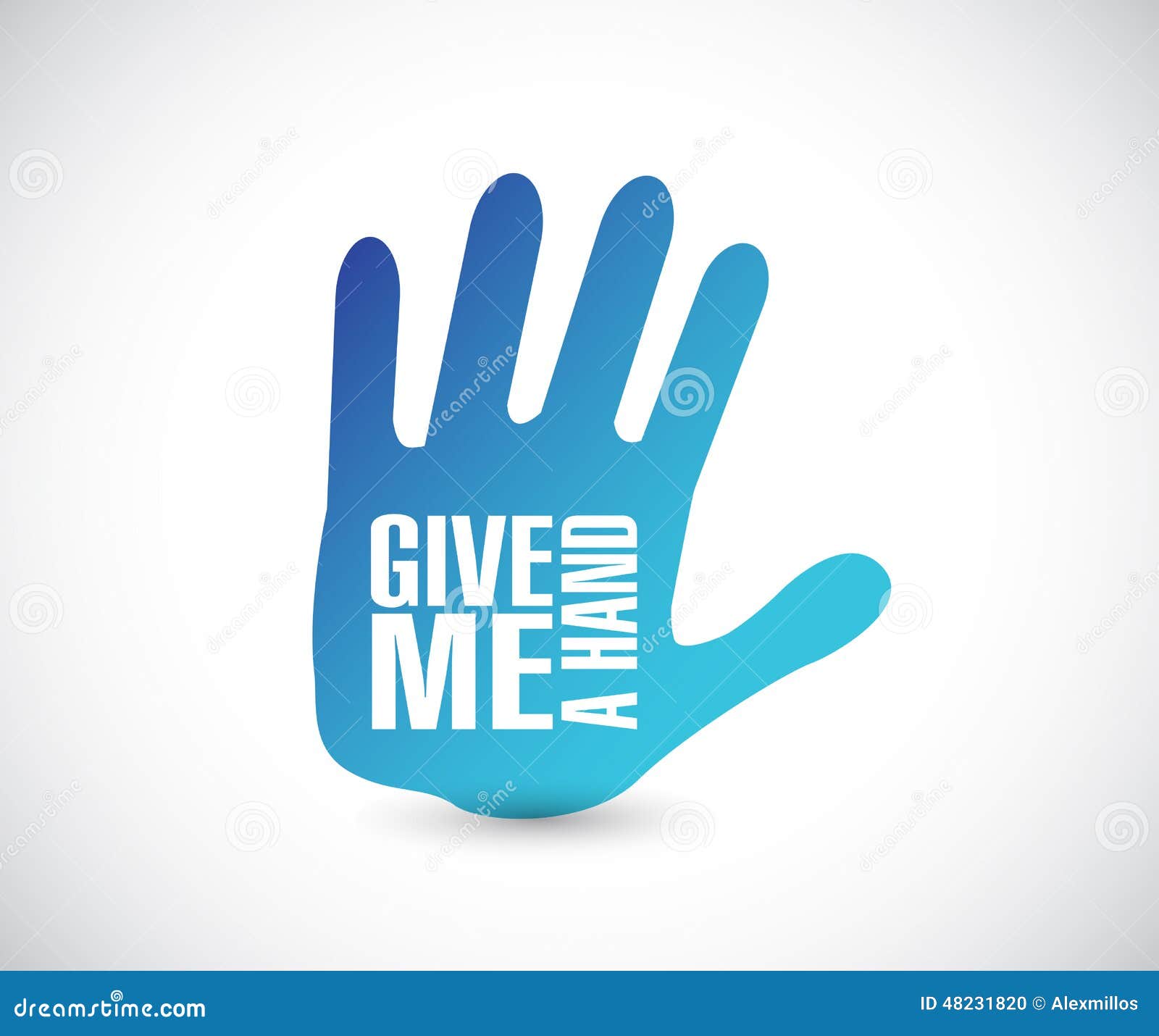 Give Me Hand Illustration Design Stock Illustrations – 292 Give Me Hand ...