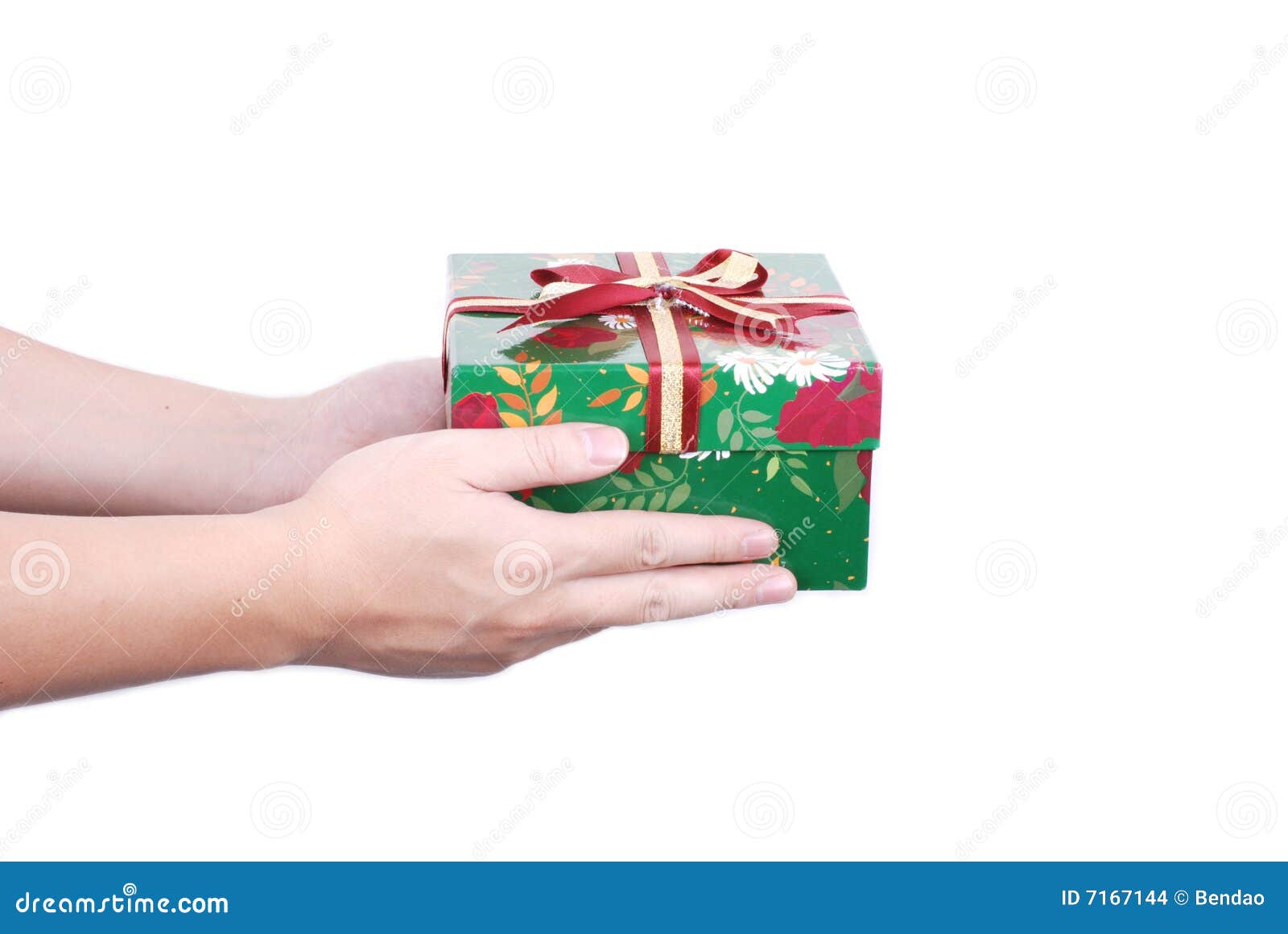 Give present stock photo. Image of present, celebrating - 7167144