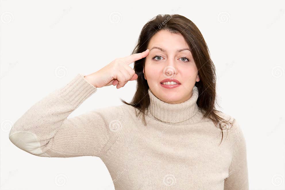 Give the screw-loose sign stock image. Image of contemplation - 3680171