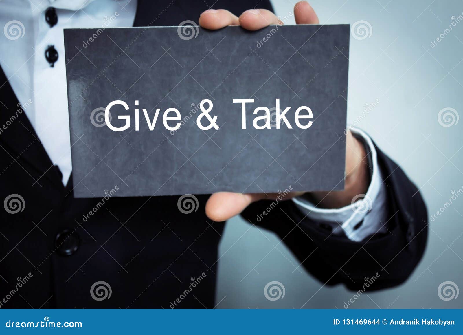 Give and Take Word on Cardboard Stock Photo - Image of contribution ...