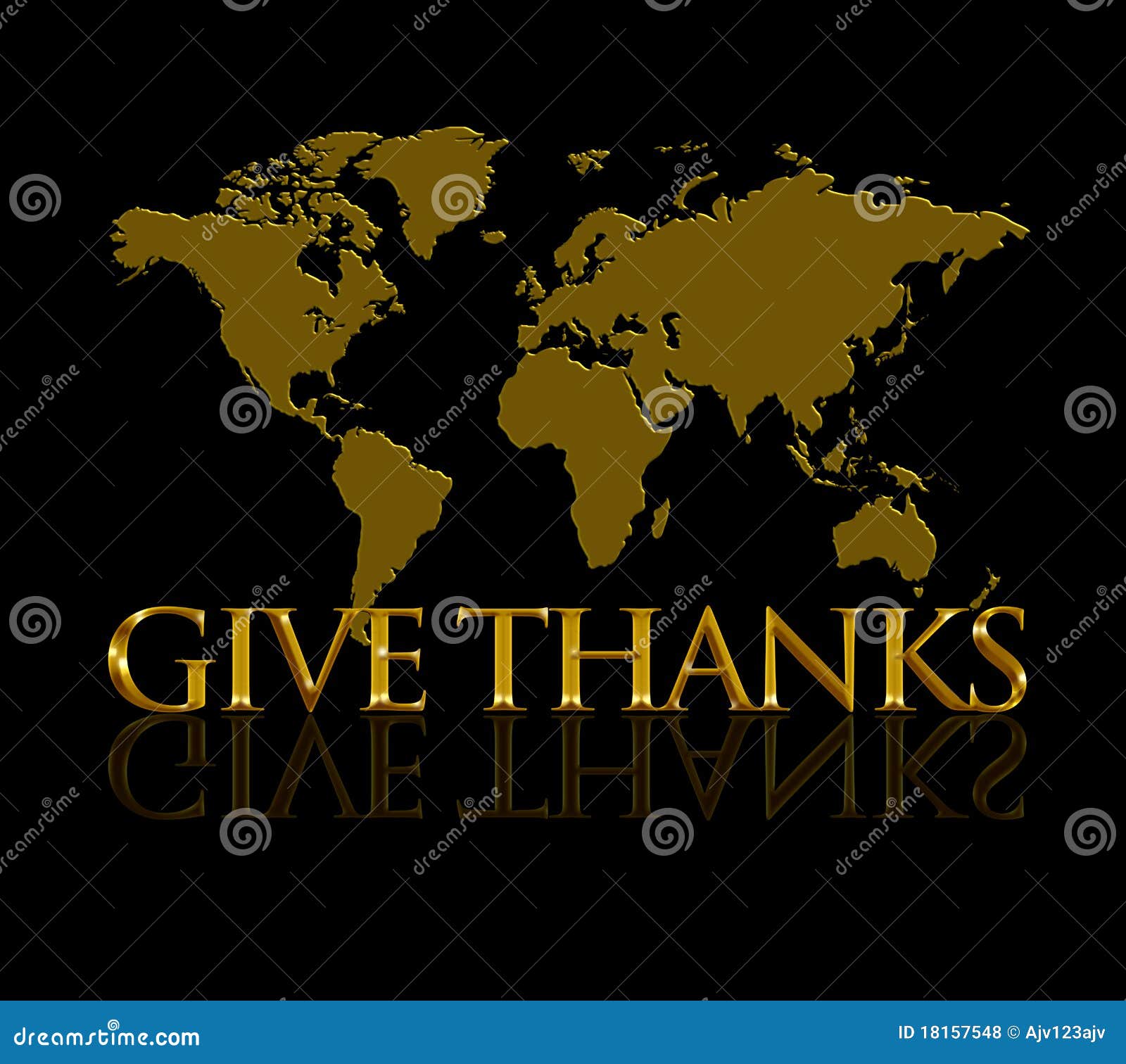 Give Thanks stock illustration. Illustration of thank - 18157548
