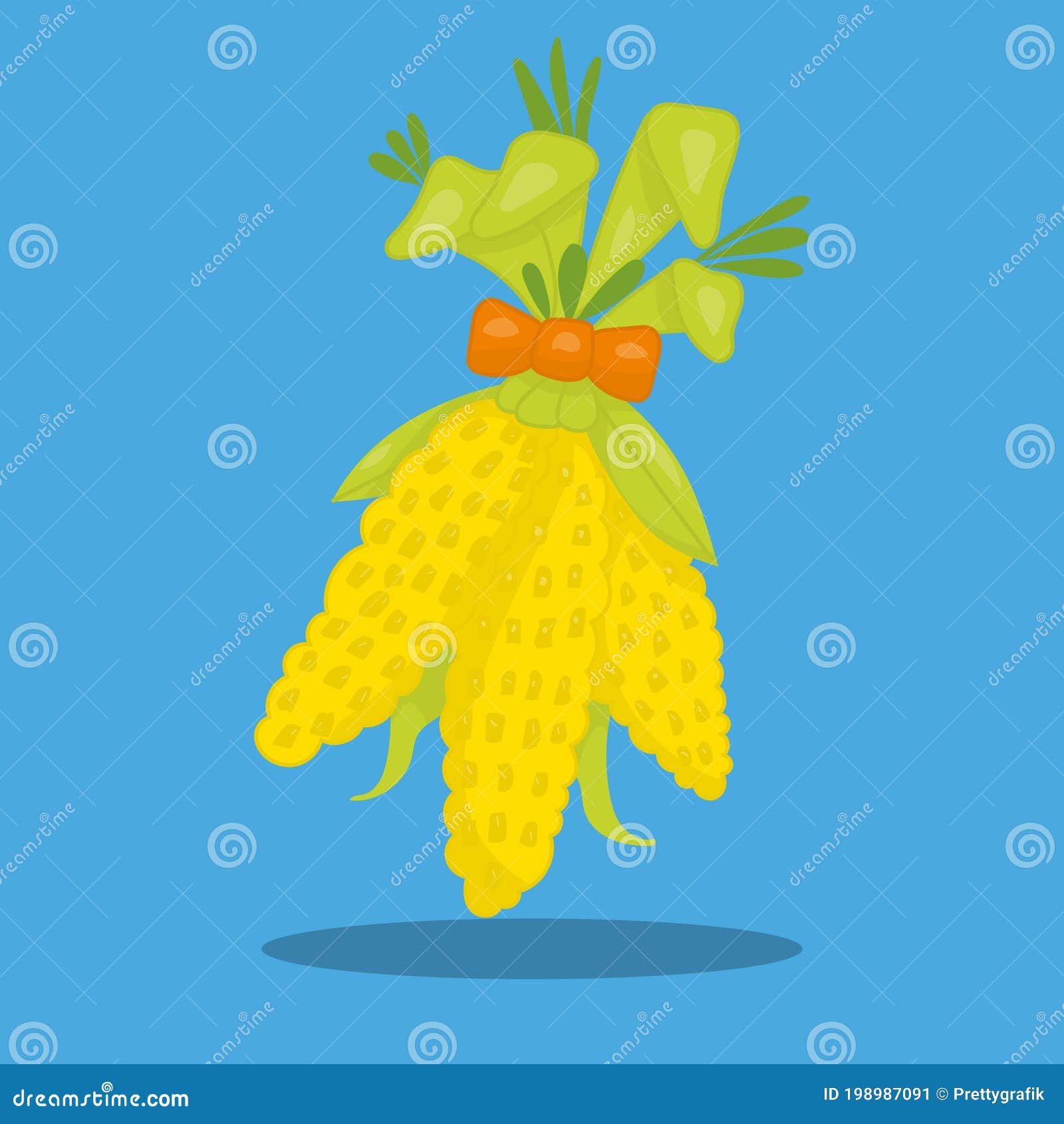 Give thanks corn 01 stock vector. Illustration of corn - 198987091