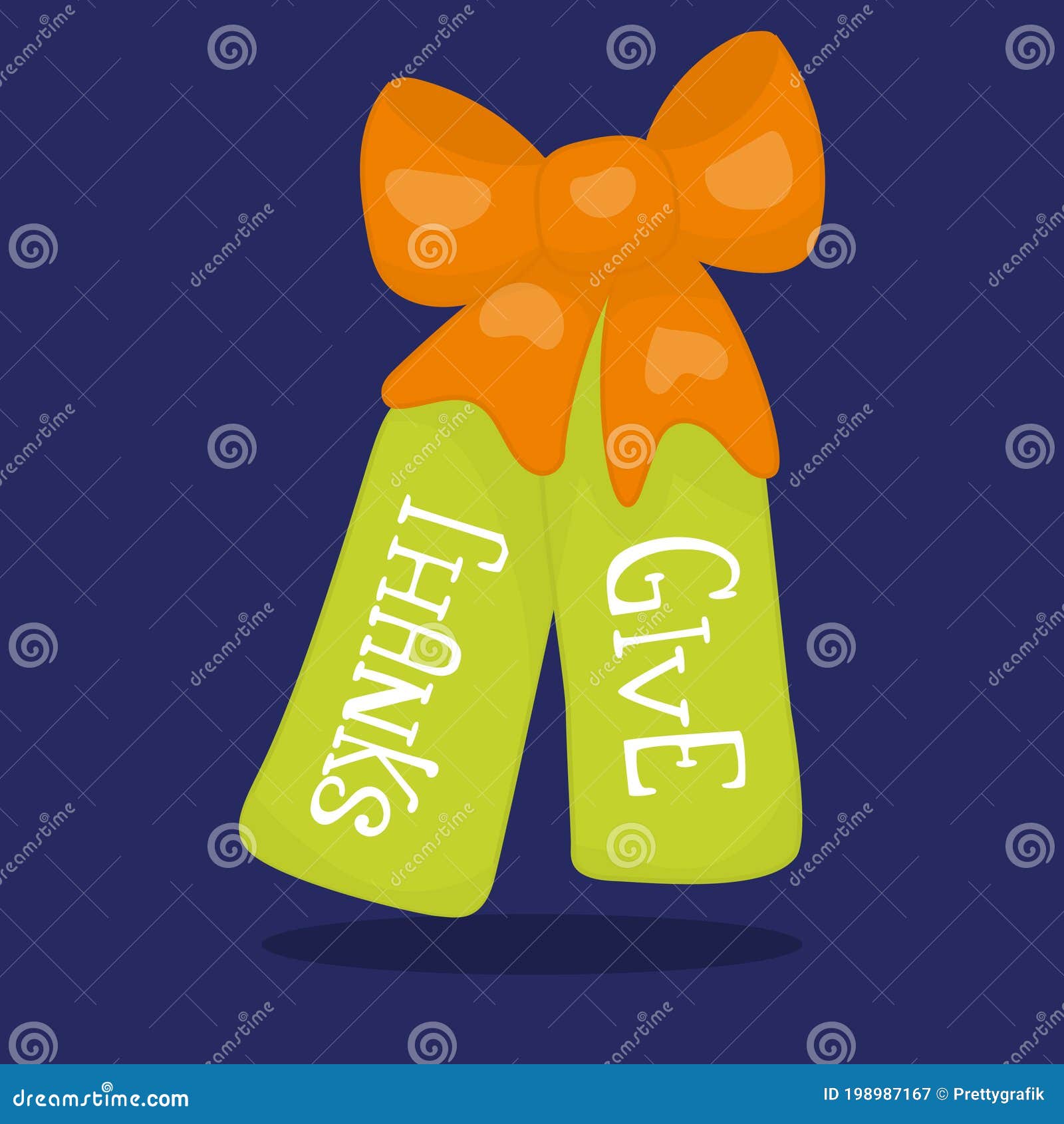Give thanks ribbon 06 stock vector. Illustration of vector - 198987167