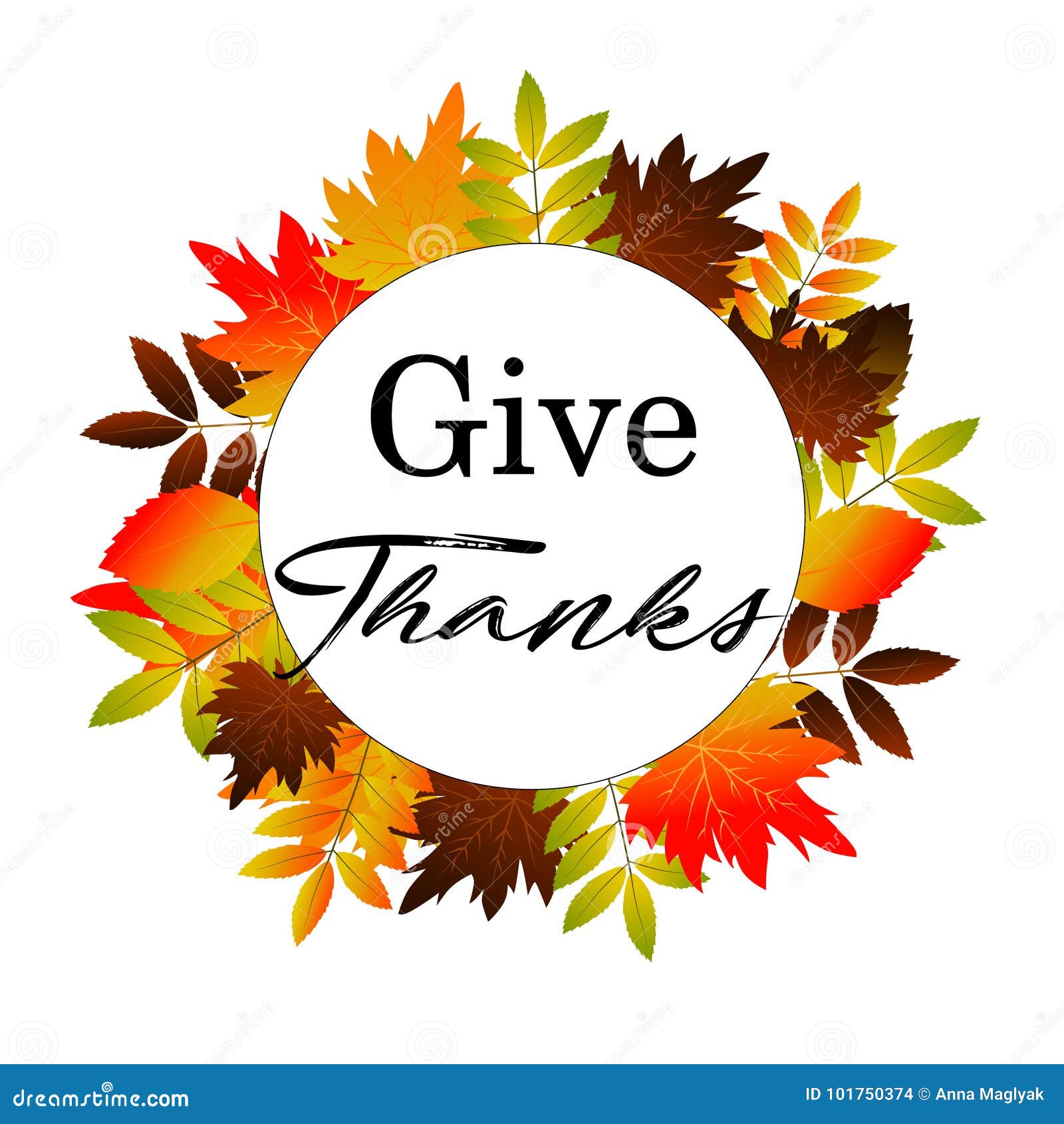 Give Thanks, Typography and Background Design Stock Vector ...