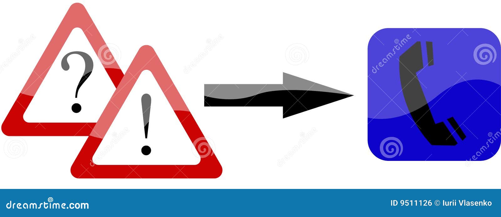 Give us a call stock illustration. Illustration of telephone - 9511126