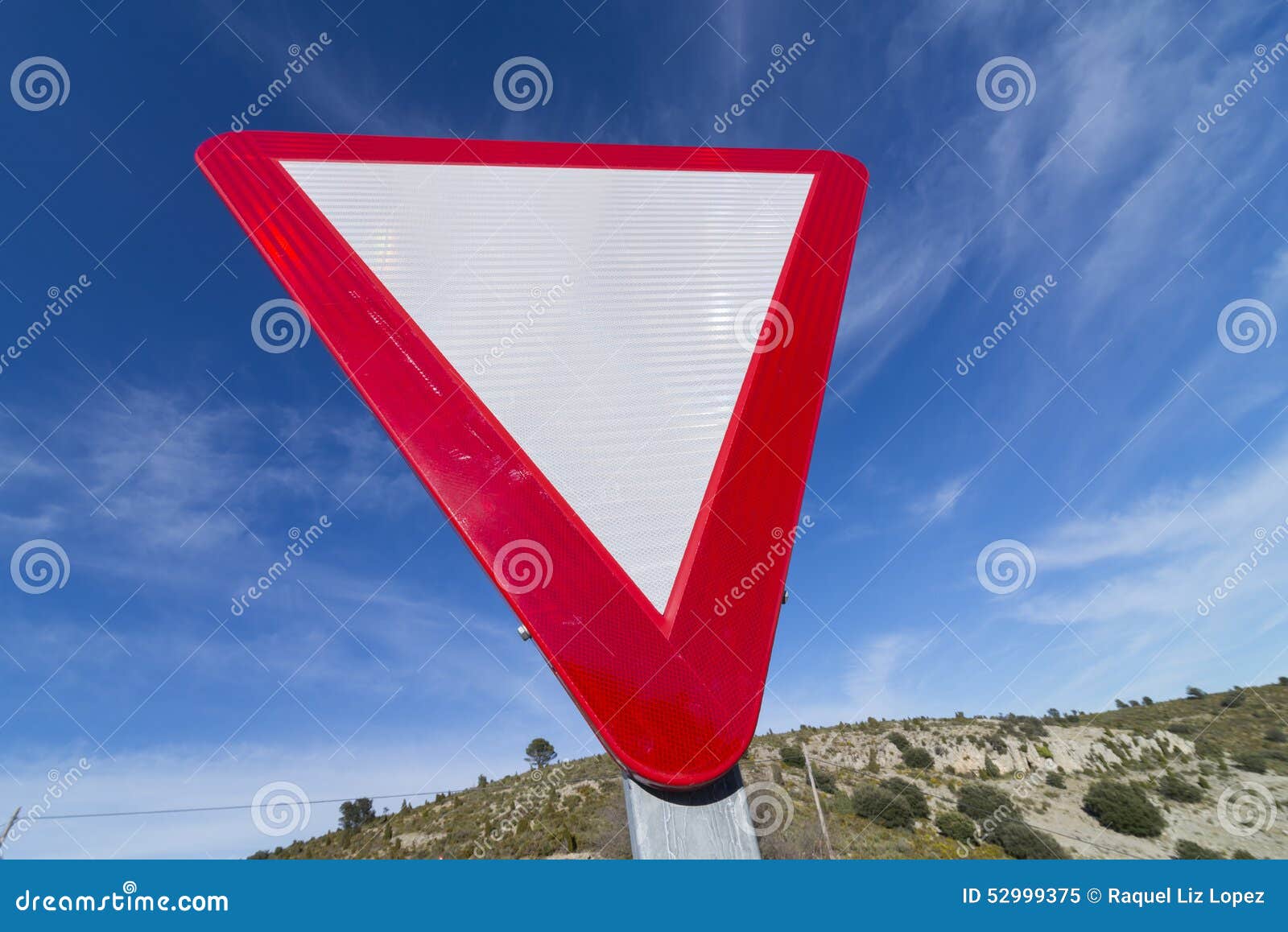 Give way. stock image. Image of give, vertical, preference - 52999375