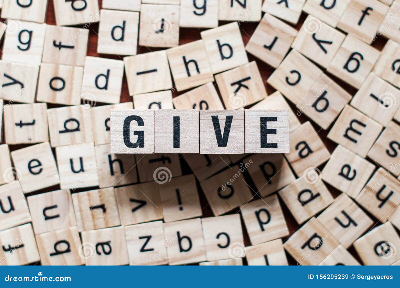 Give word concept stock image. Image of gift, happy - 156295239