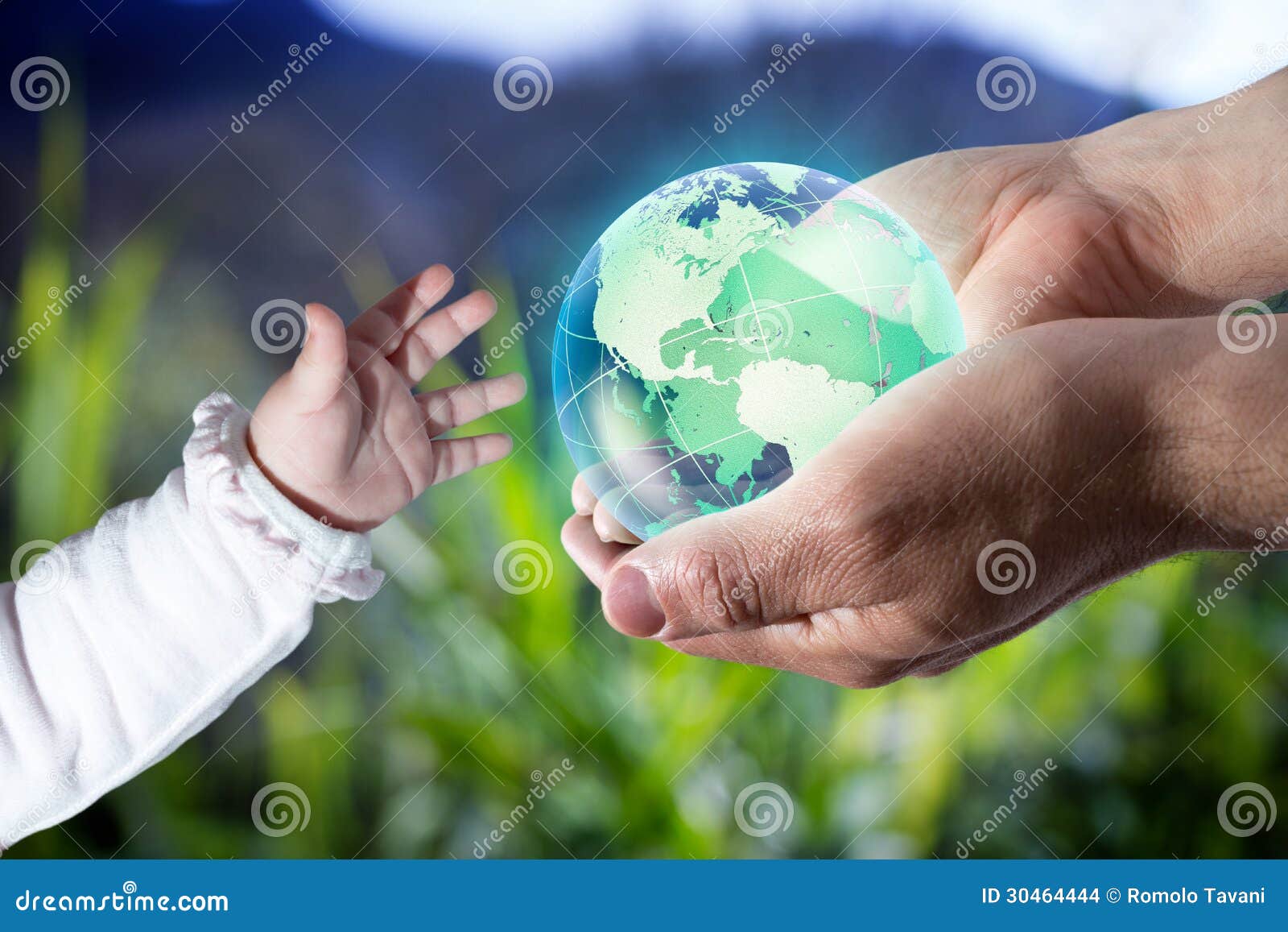Give the World the New Generation - Usa - Green Stock Photo - Image of ...